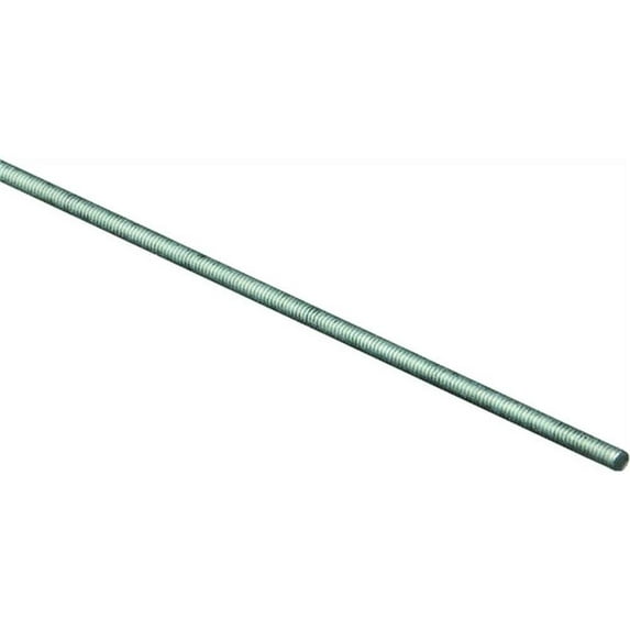 Stanley National N346-643 Stanley Threaded Rod, 5/16-18 X 36 In, Heat ...