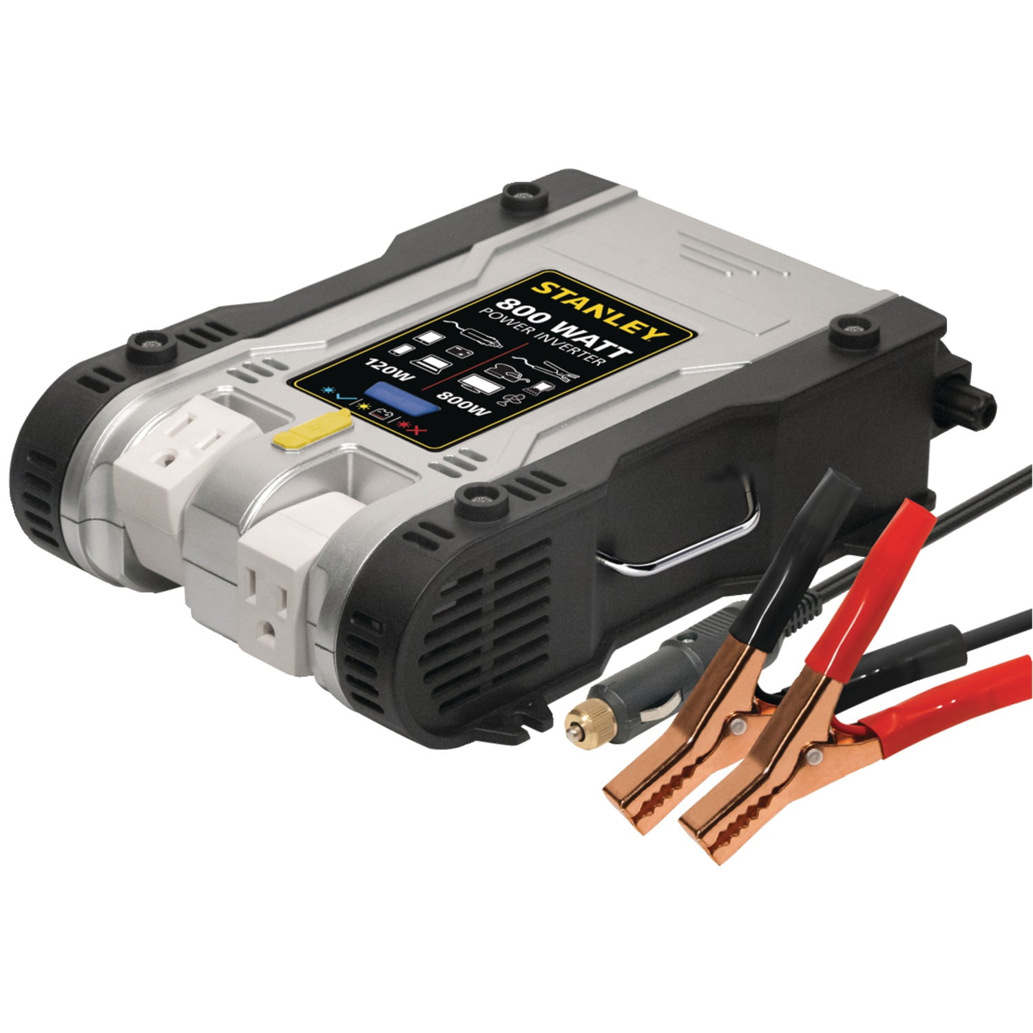 Stanley PI800PS 800-Watt-Continuous Power Inverter - Walmart Business ...