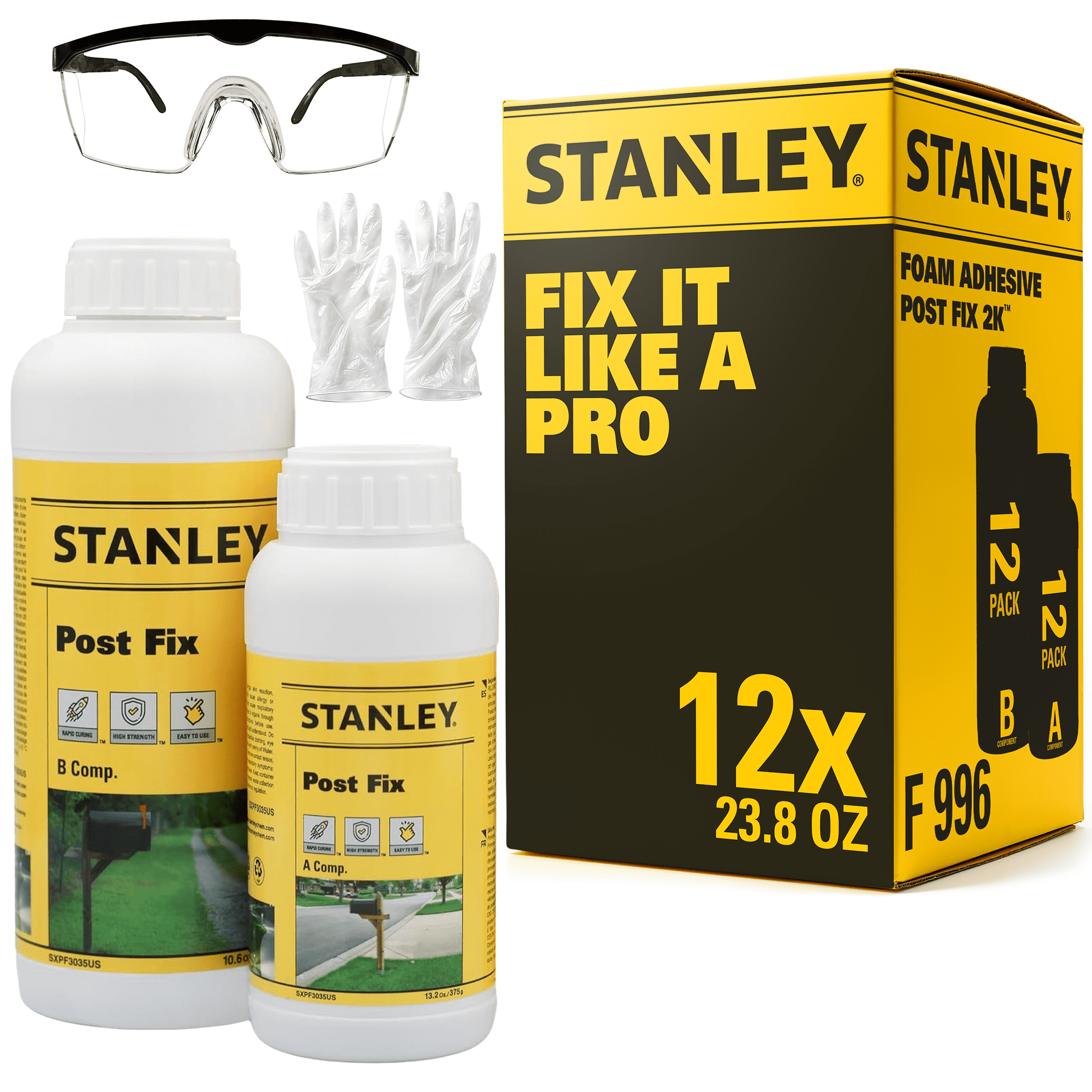 Stanley Post Fix, Fence Post Foam - Rapid Installation Composite, 23 ...