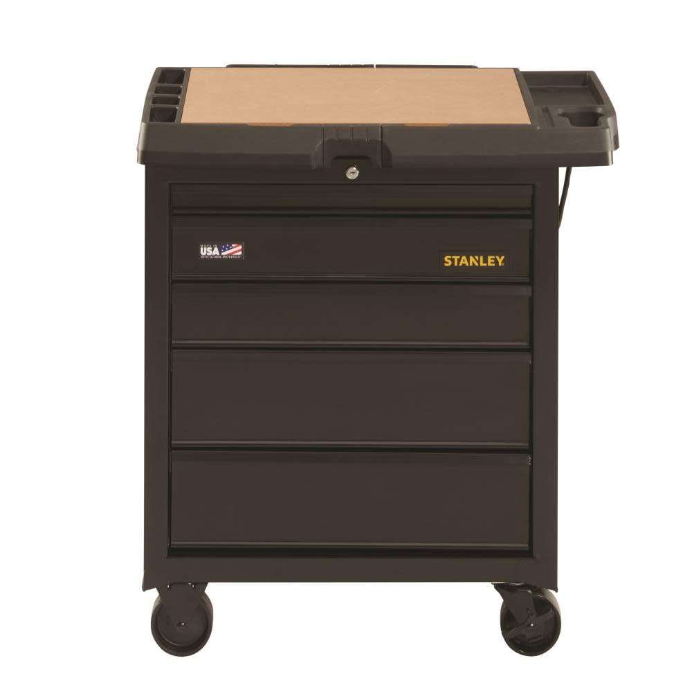 Stanley Products 100 Series, 31 in, 5-Drawer Mobile Workbench - 1 EA ...