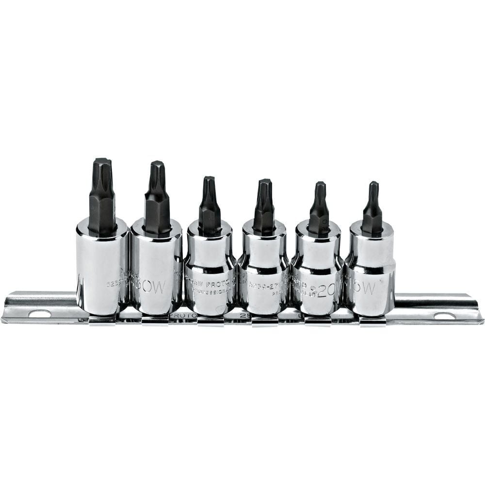 Stanley Products 6 Piece Torx Bit Socket Sets, 3/8 in - 1 SET (577 ...