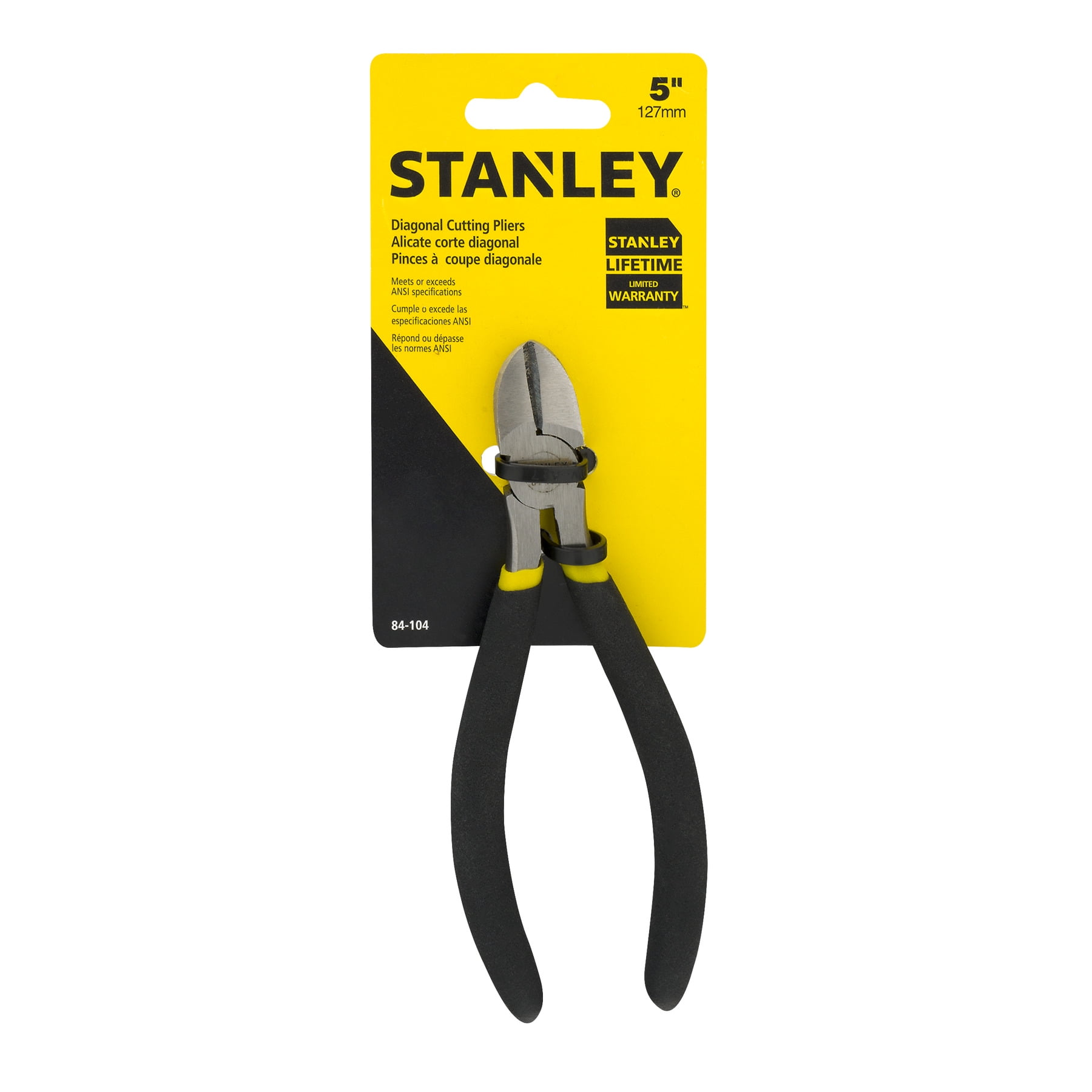 Stanley 84-104 5-3/4" Basic Diagonal Cutting Plier - Walmart.com