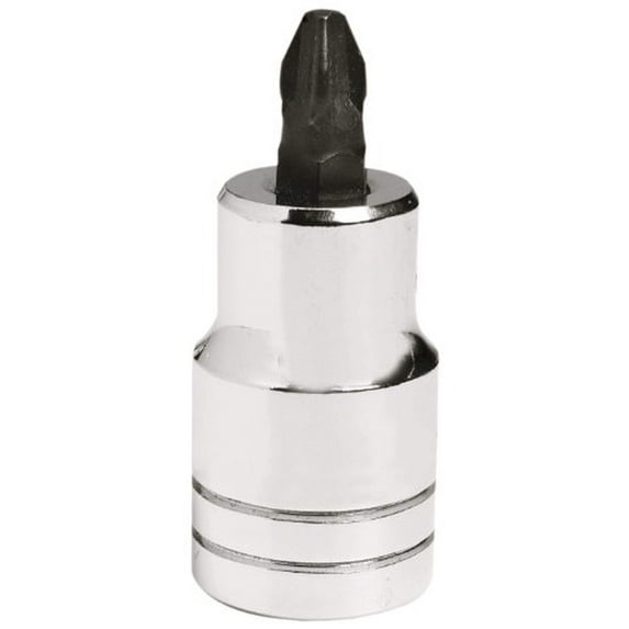 Stanley Proto J5404 1/2" Drive Phillips Screwdriver Bit Socket, Number ...
