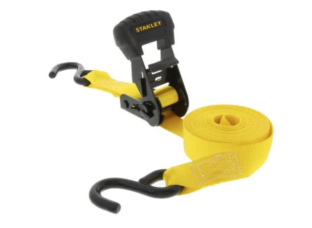 Stanley Ratchet Straps 1.25" X 16' 3000Lbs 2Pk - Walmart.com