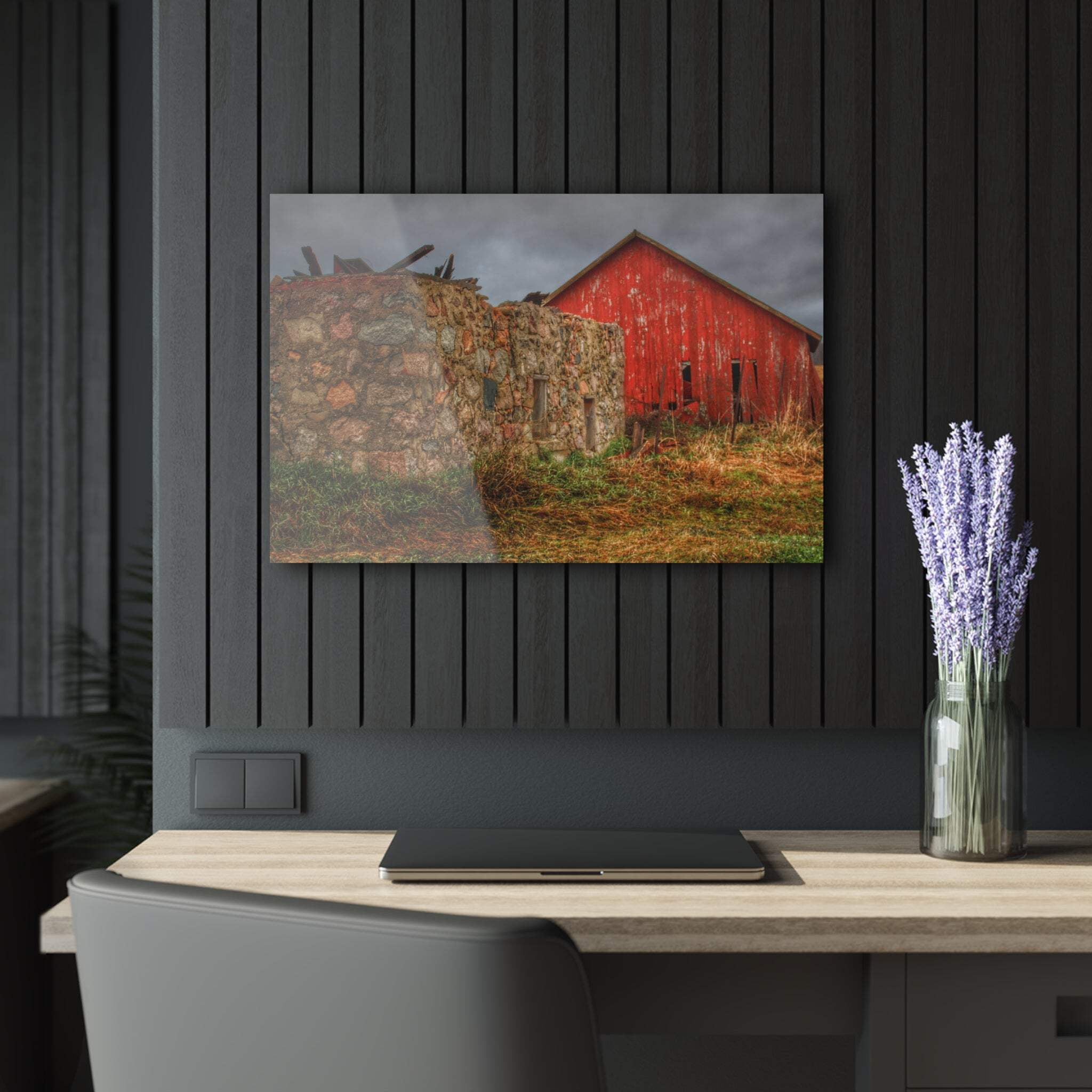 U R There Photography Stanley Road Ruins Rustic Farmhouse Acrylic Wall ...