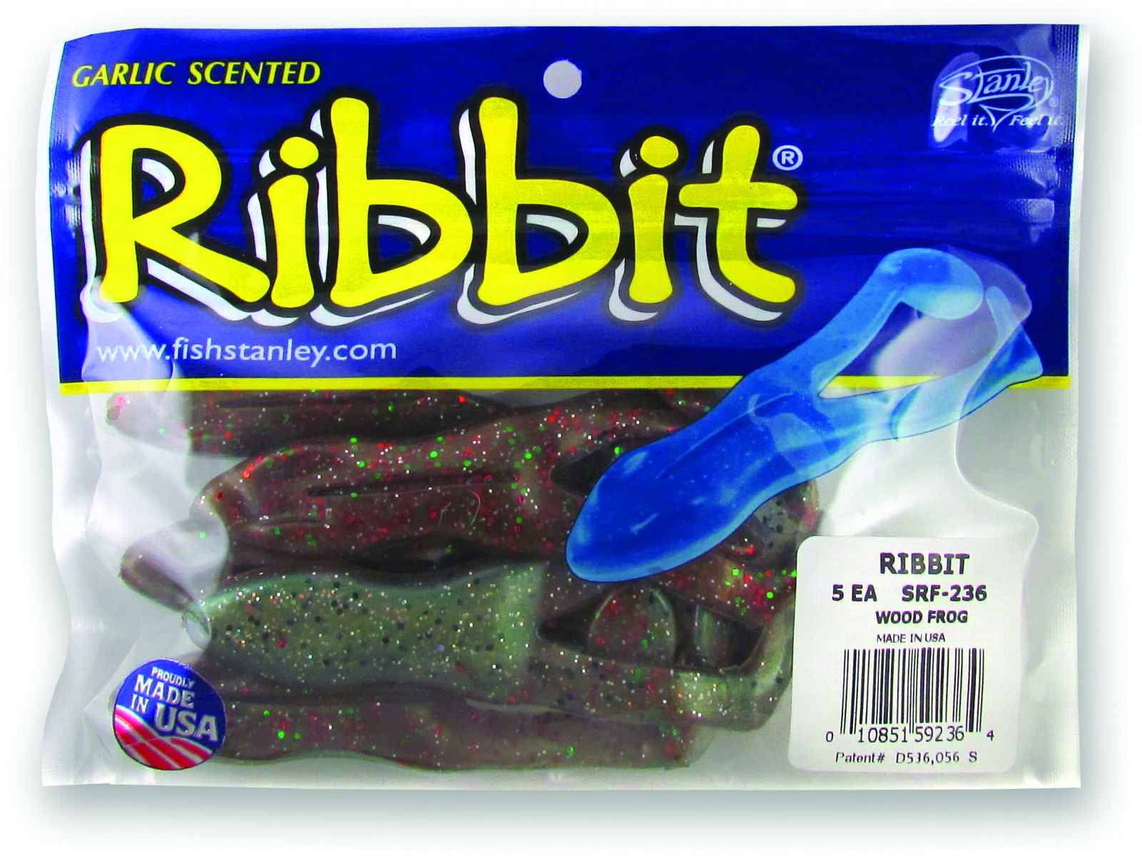 Stanley SRF-236 The Original Ribbit Frog Unrigged, 3 1/2", Wood Frog ...