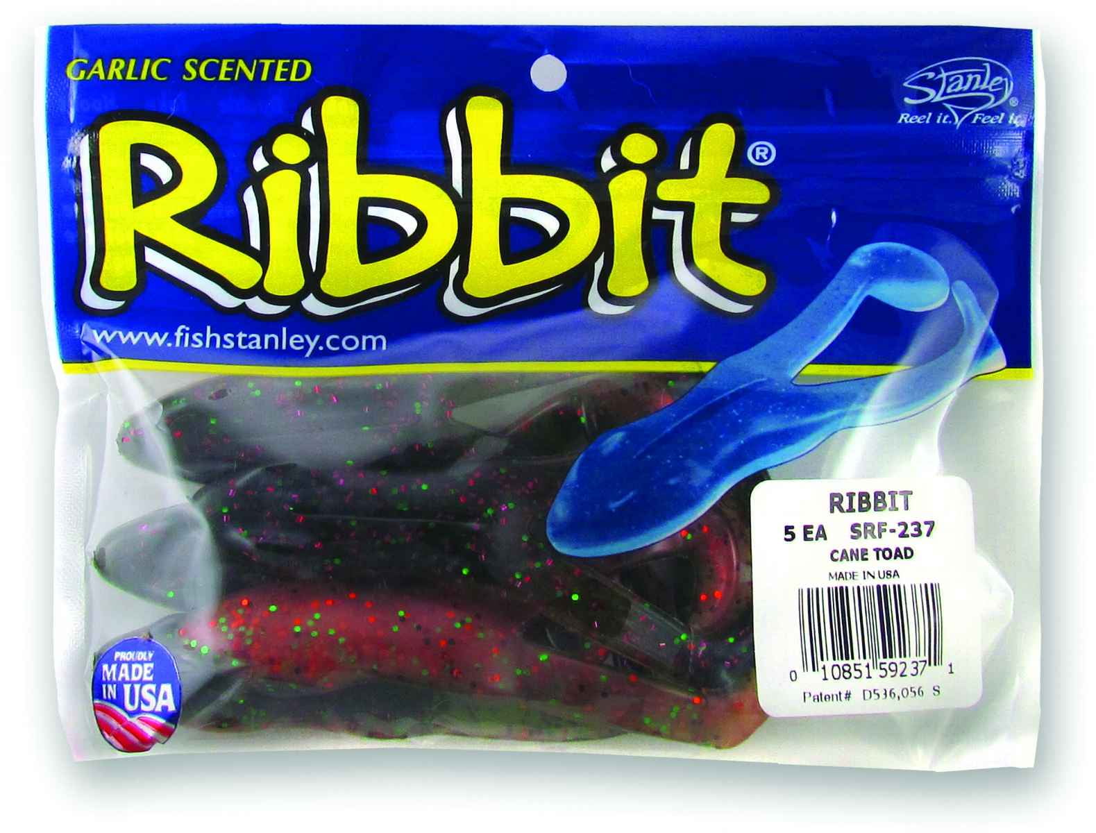 Stanley SRF-237 The Original Ribbit Frog Unrigged, 3 1/2", Cane Frog ...