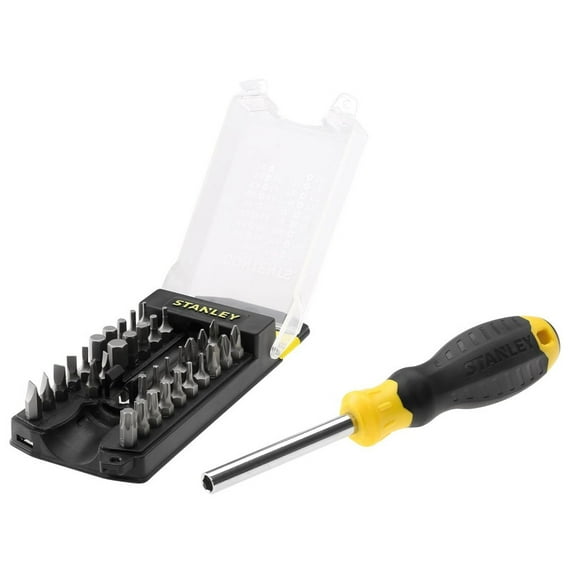Stanley STHT070885 Multibit Screwdriver Set, 22.8x 7.6x 5cm (34 Pieces ...