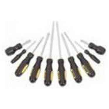 Stanley Magnetized Tip Screwdriver Set, Slotted/Phillips Tip, Ergonomic ...