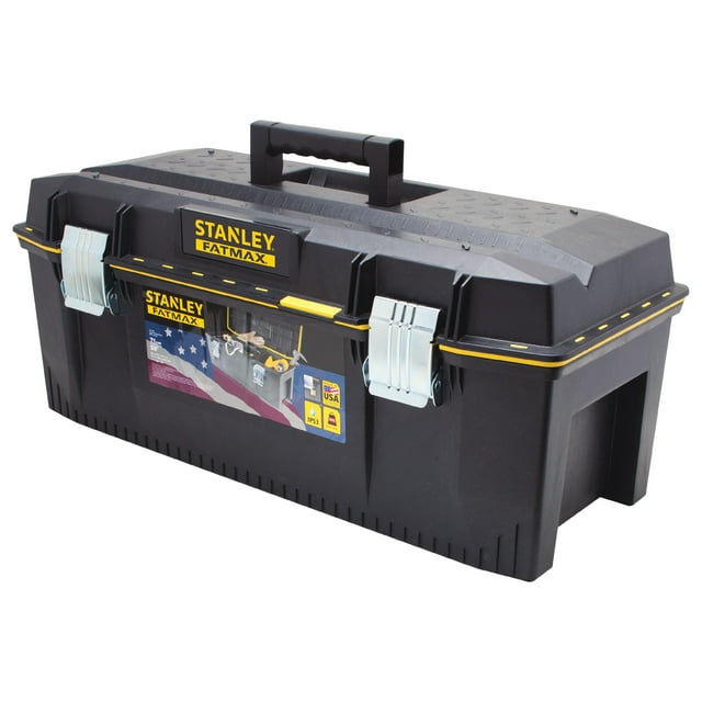 STANLEY FATMAX 028001L Tough Tool Box, Structural Foam, 28 In - Walmart ...