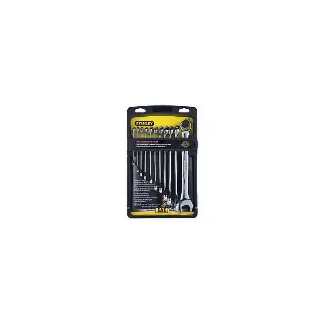 Stanley Tool 94-385W Wrench Set, 11-Piece, Steel, Polished Chrome ...