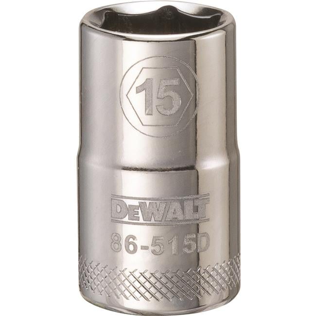 Stanley Tools 227898 15mm 6 Point Socket - 0.5 in. Drive - Walmart ...