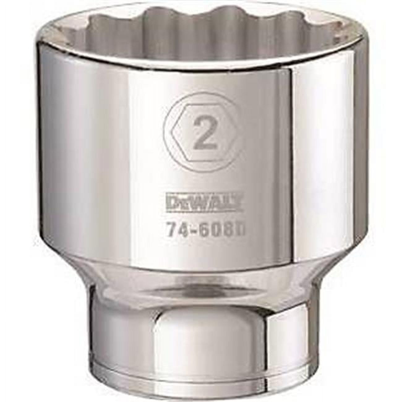 Stanley Tools 7516552 DWMT74608OSP SAE 0.75 Drive 12 Point Socket, 2 in ...