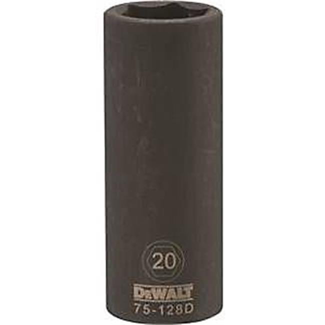 Stanley Tools 7516941 DWMT75128OSP Impact 0.5 Drive 6 Point Socket, 20 ...