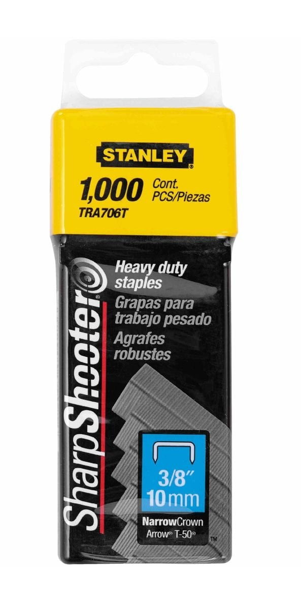 Stanley Tools TRA706T 24 Pack 3/8in. Heavy Duty Staple 1,000/Box ...