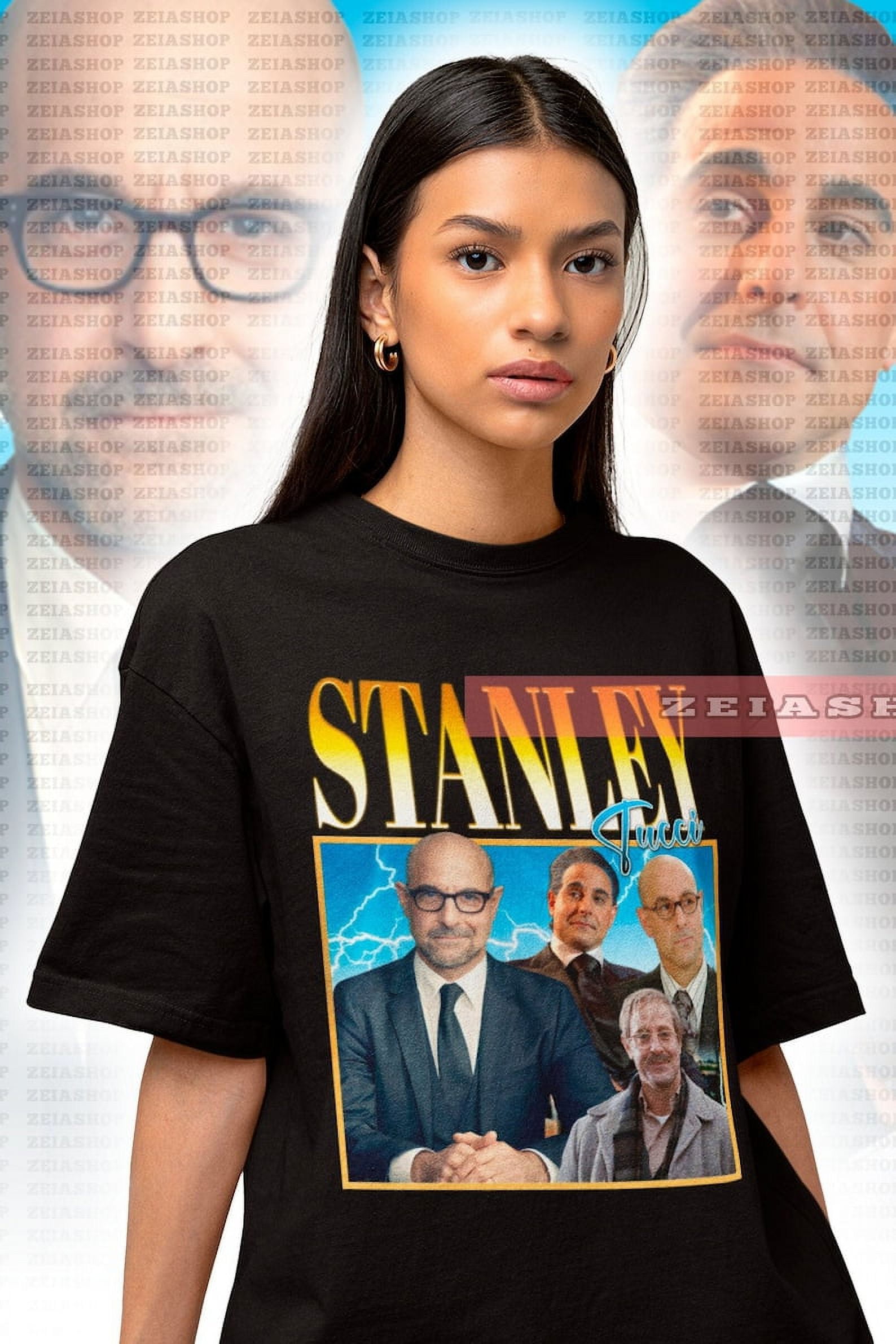 Stanley Tucci 90s Tee - Stanley Tucci - Stanley Tucci Fan Merch - Stanley Tucci Gift - Stanley ...