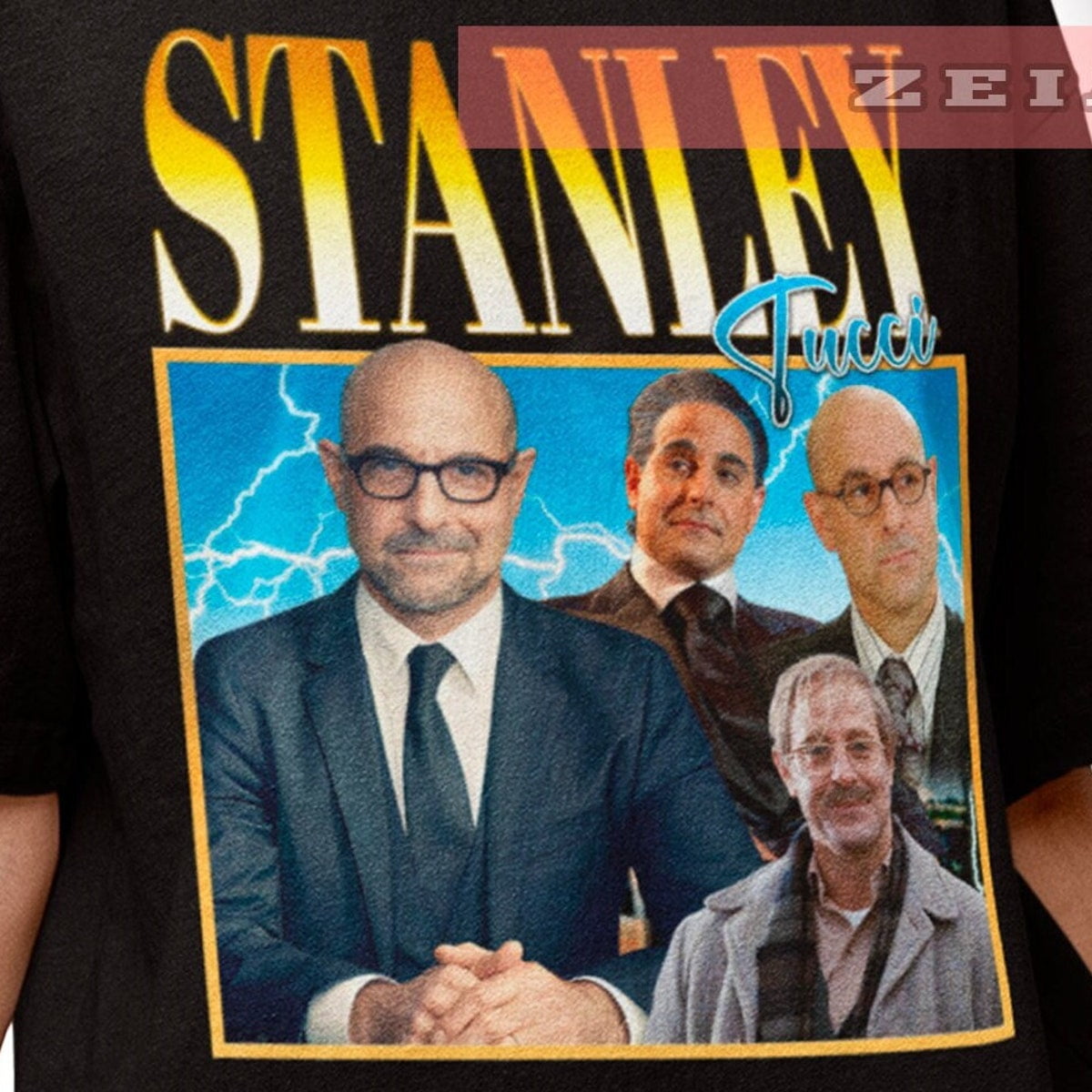 Stanley Tucci Retro 90s Tee - Stanley Tucci Sweatshirt - Stanley Tucci ...