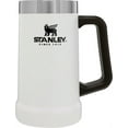 Stanley Vacuum Insulated Stainless Steel Big Grip Beer Mug, 24 oz ...
