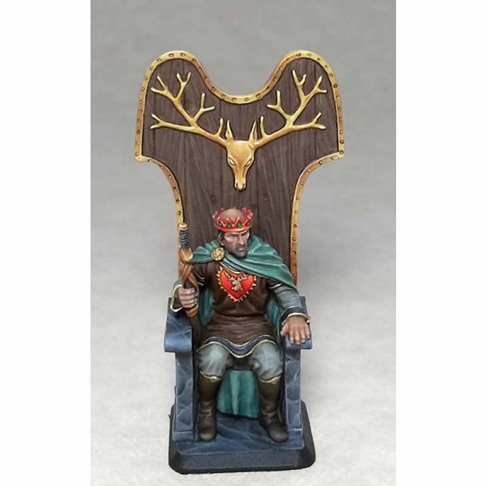 Stannis Baratheon on Throne Miniature George R.r. Martin Masterworks ...
