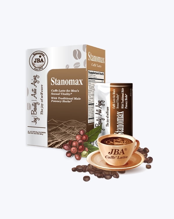 Stanomax Functional Cafe Latte - Instant Coffee for Men, Naturally ...