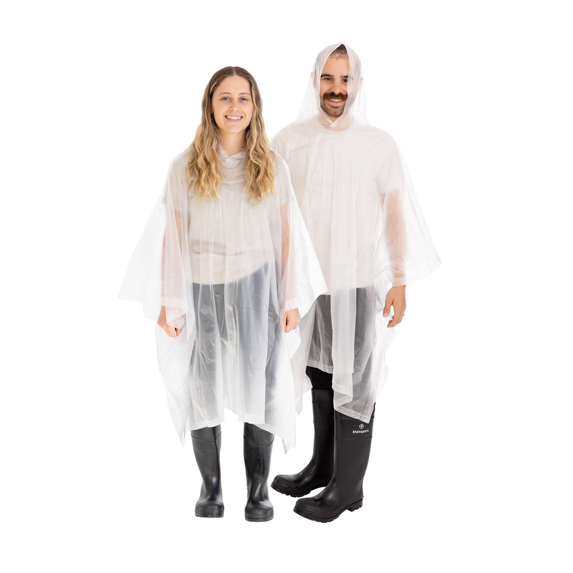 Stansport Hooded Poncho - Clear - Walmart.com