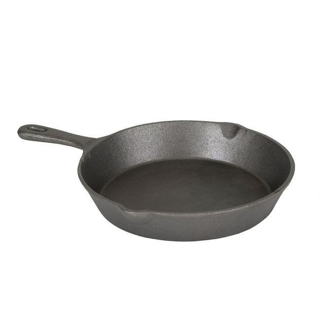 Stansport Cast Iron Fry Pan - 10", Spot Clean - Walmart.com