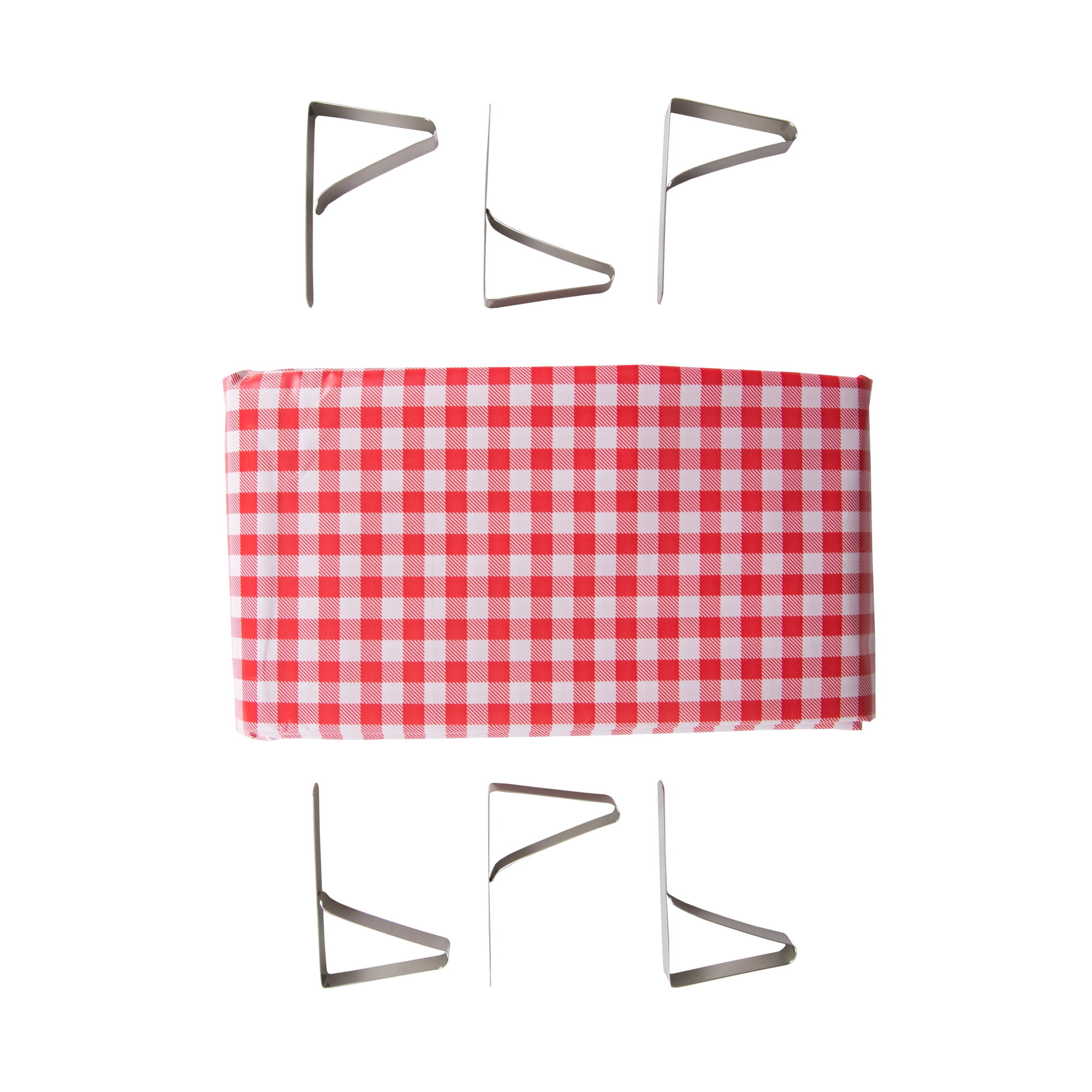 Stansport Picnic Tablecloth with Clamps Combo Pack - Walmart.com