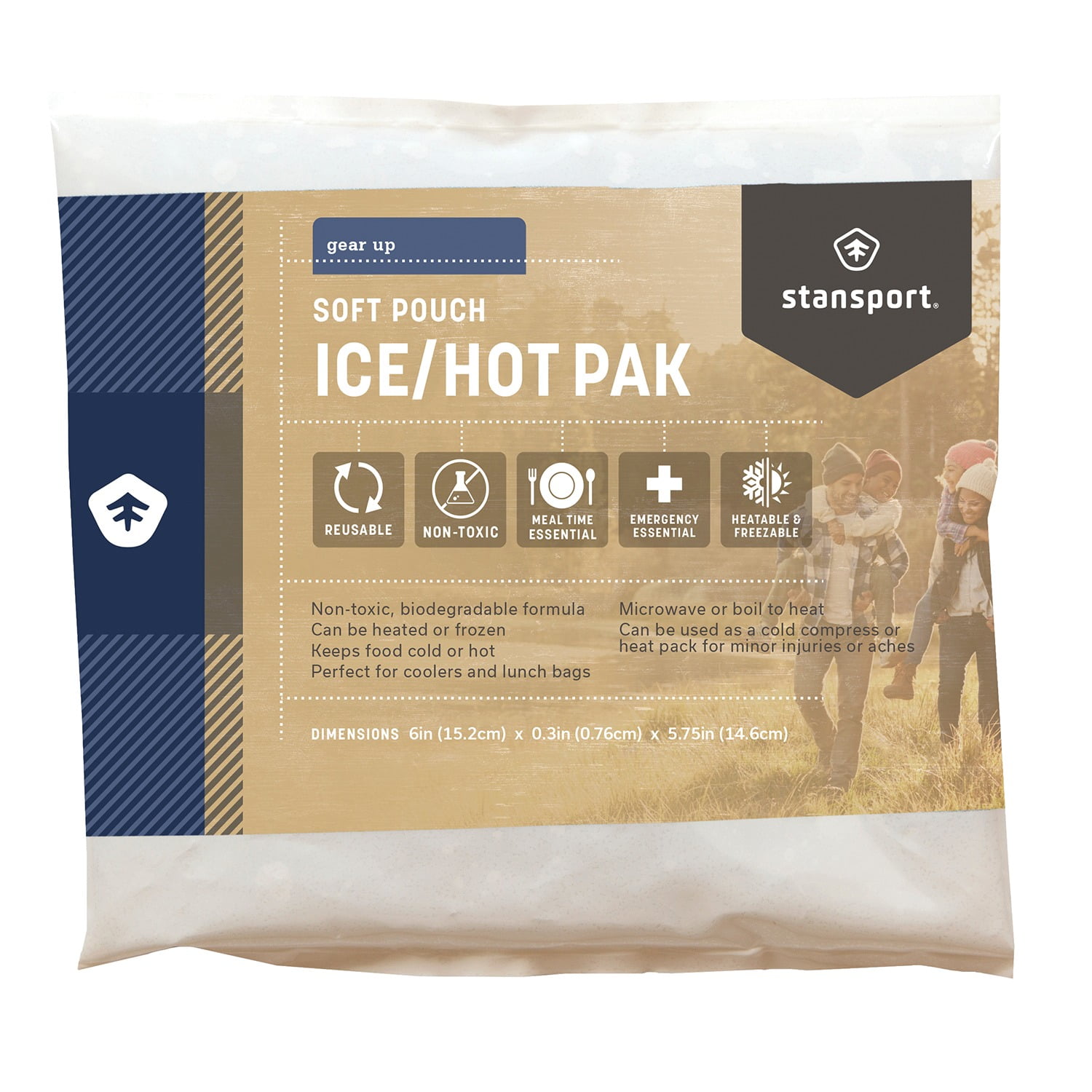 Stansport Soft Pouch Ice/Hot Pak (Small) - Cold Pack - Ice Pack ...