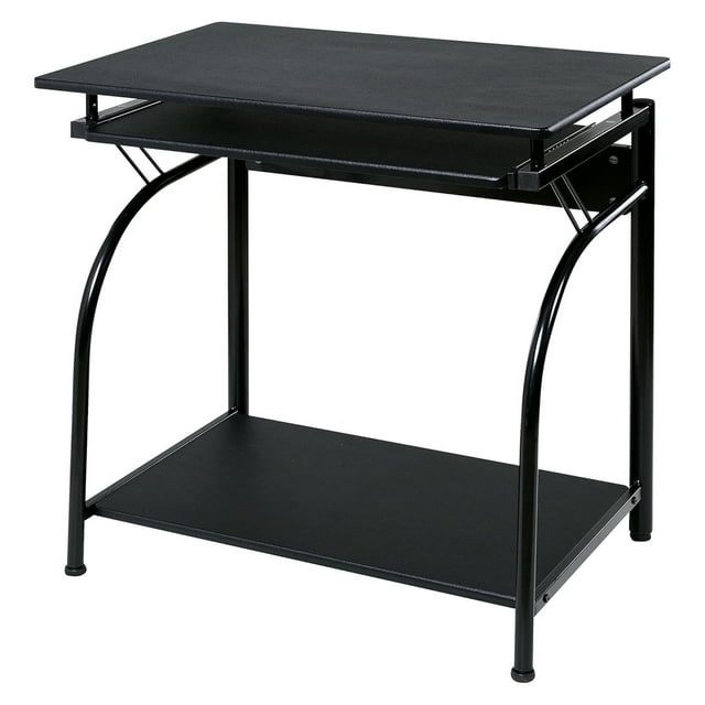 Stanton Desk with Pullout Keyboard Tray Computer, Black - Walmart.com