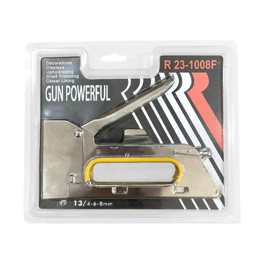 Staple-Gun Industrial Heavy Duty Tacker Nail Upholstery Steel Stapler ...