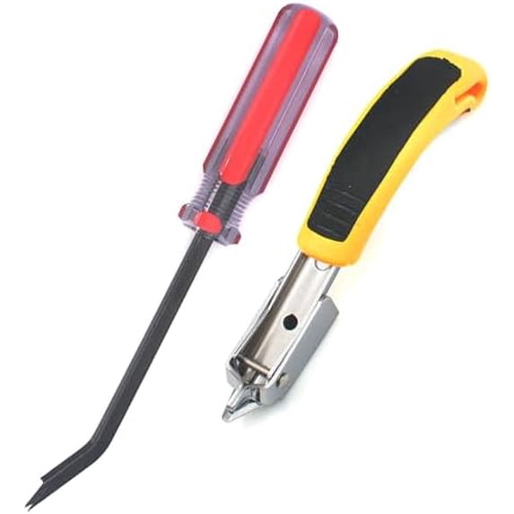 Staple Remover Heavy Duty Tack Puller with Double Pronged Head ...