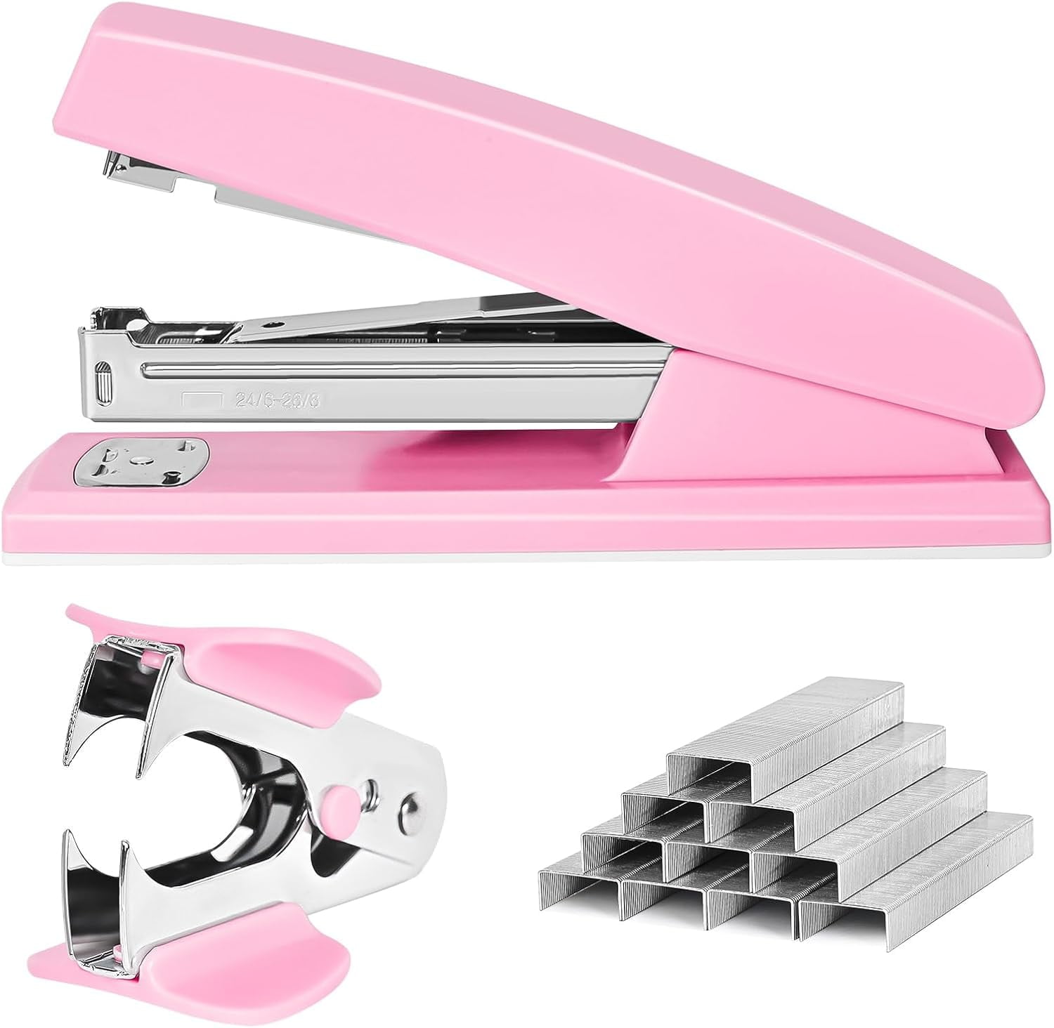 Sheet Capacity with Staples and Staple Remover - Staplers for Desk, Non ...