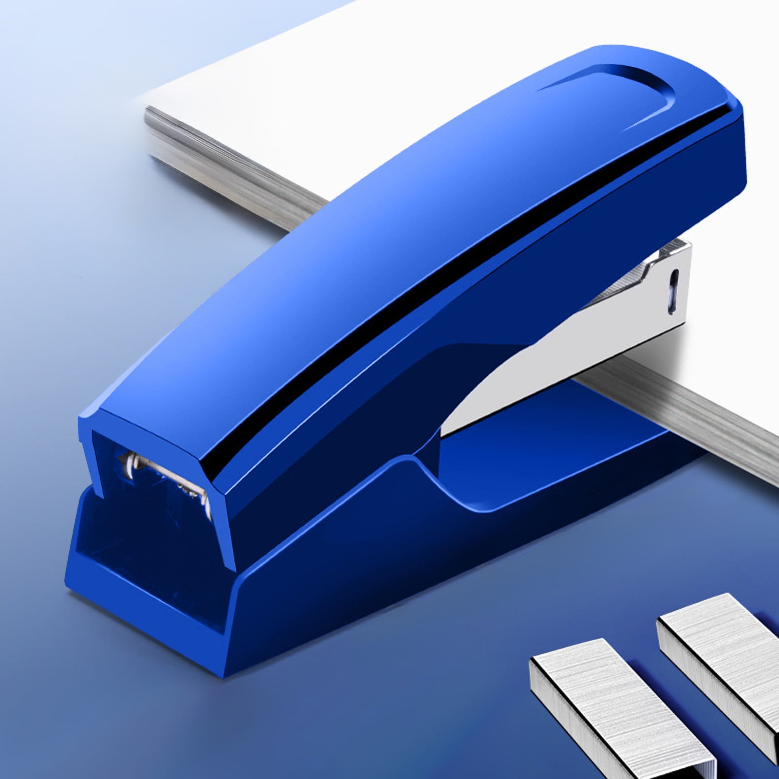 Office Stapler | Ergonomic Handheld Plastic Desktop Stapler | 25 Sheet ...