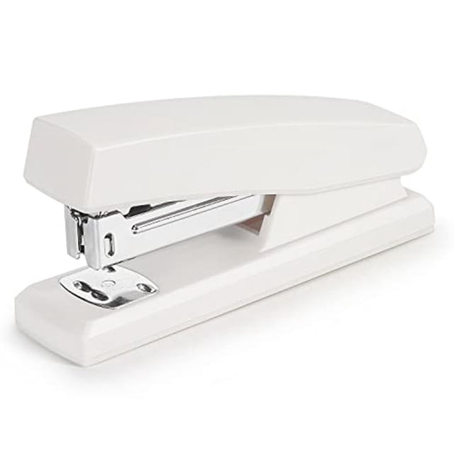 Stapler, Office Stapler, Stapler for Desk Portable Staplers (White ...