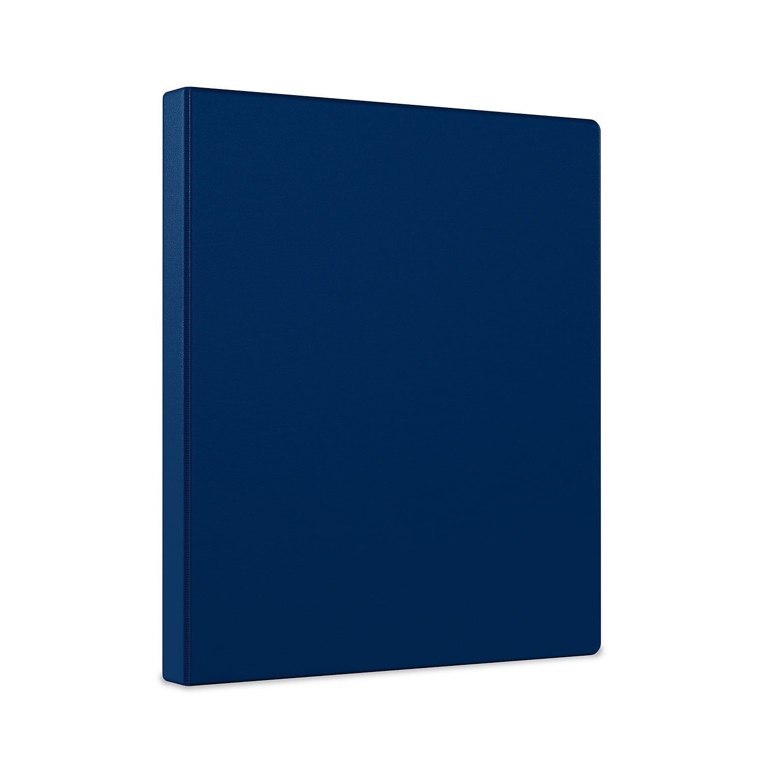 Staples Simply .5-inch Round 3-Ring Non-View Binder Navy (26648) 26648 ...