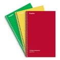 Staples 1-Subject College-Ruled Wirebound Notebook, 3/pk, Assorted ...