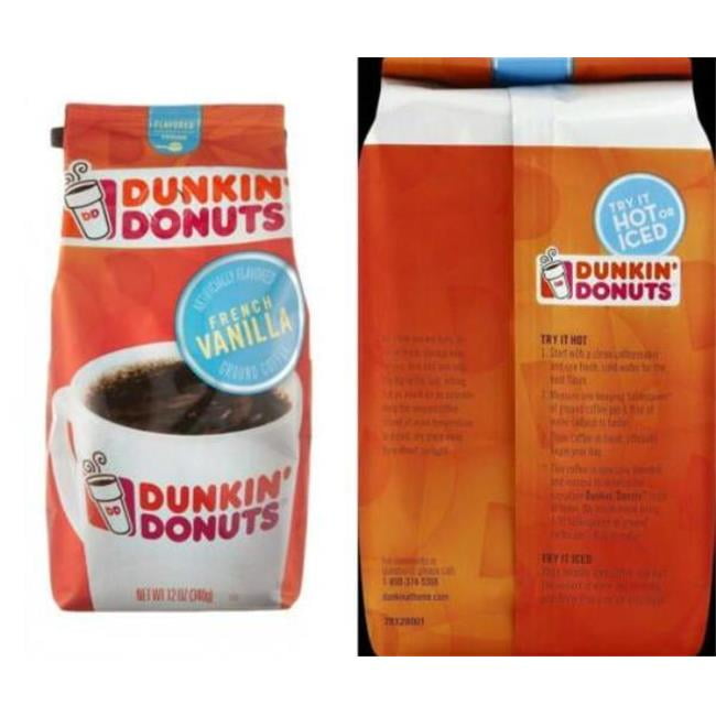 Staples 12 oz Dunkin French Vanilla Ground Coffee - Walmart.com