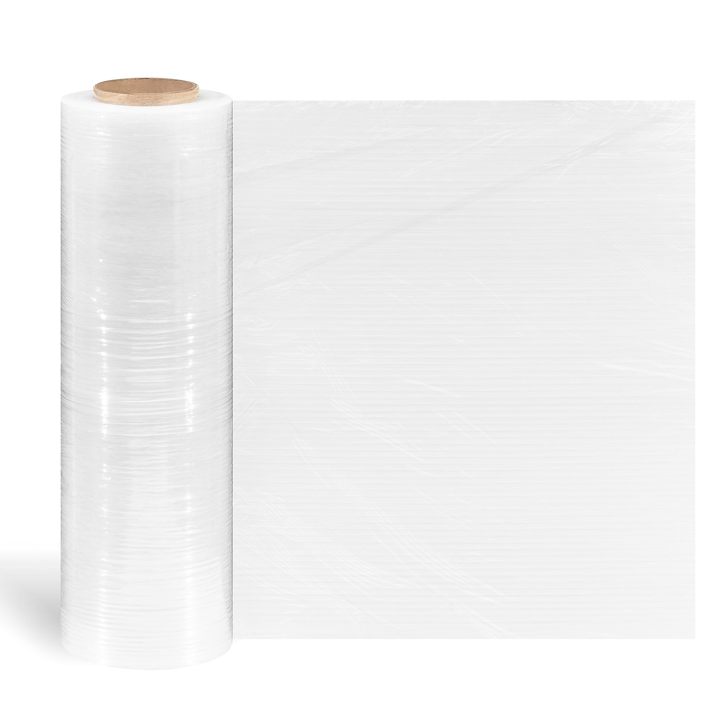 Staples 18" x 1500' 80 Gauge Cast Stretch Wrap Clear 4/Carton (CW56718 ...