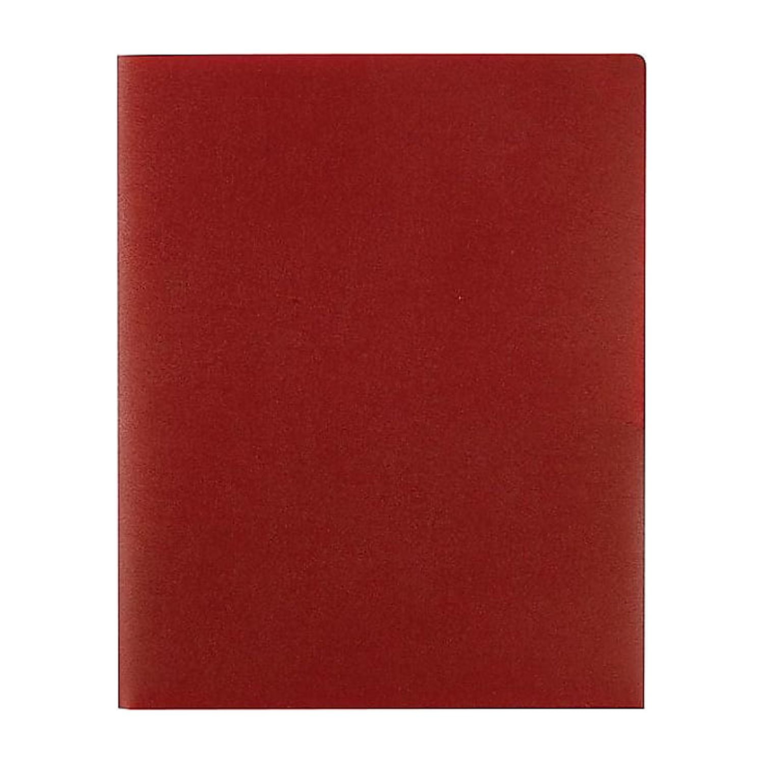 Staples 2-Pocket Presentation Folder Burgundy 3/Pack ST21636-CCVS ...