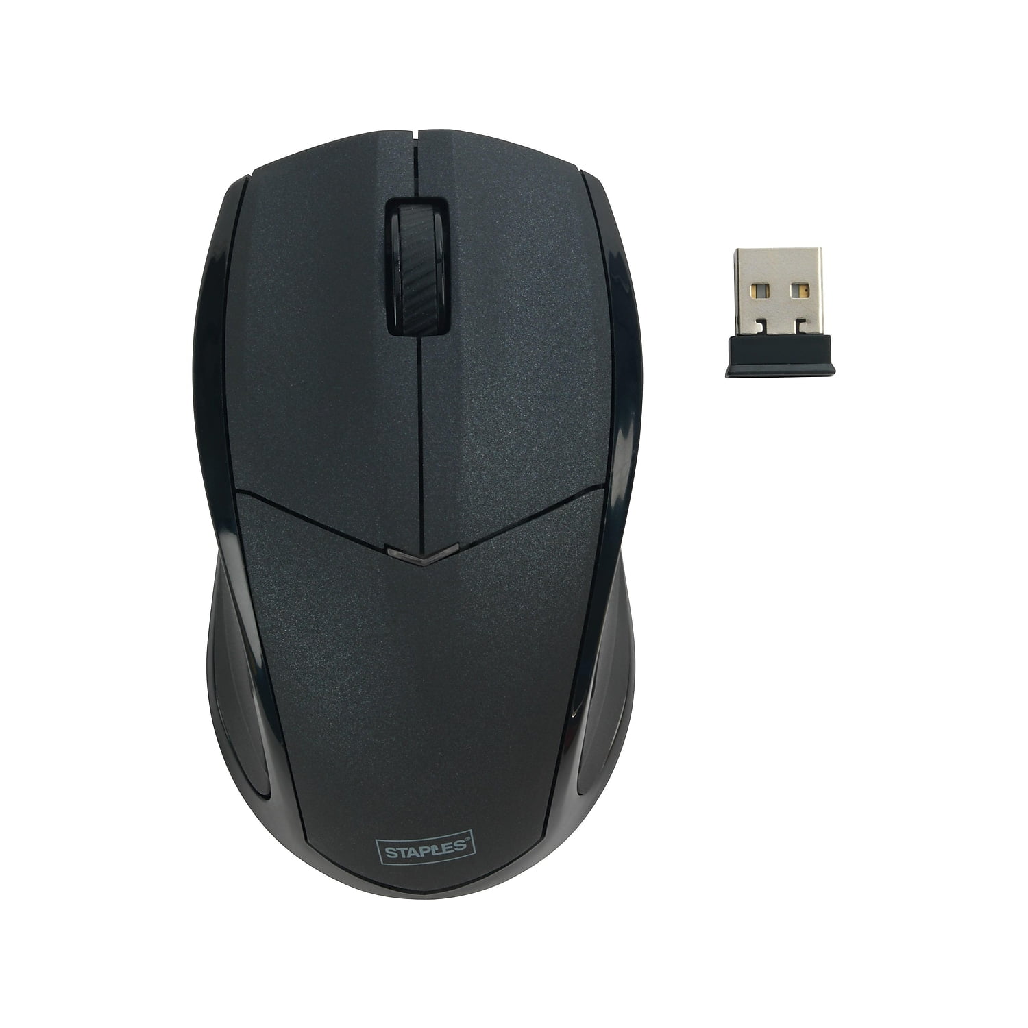 Staples 23420 Wireless Optical Mouse Black 959064 - Walmart.com