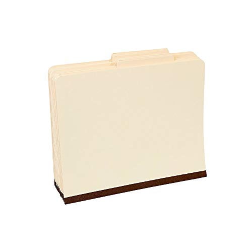 Staples 384872 Paperboard Classification Folders 2/5 Top Tab LTR 2 Div ...