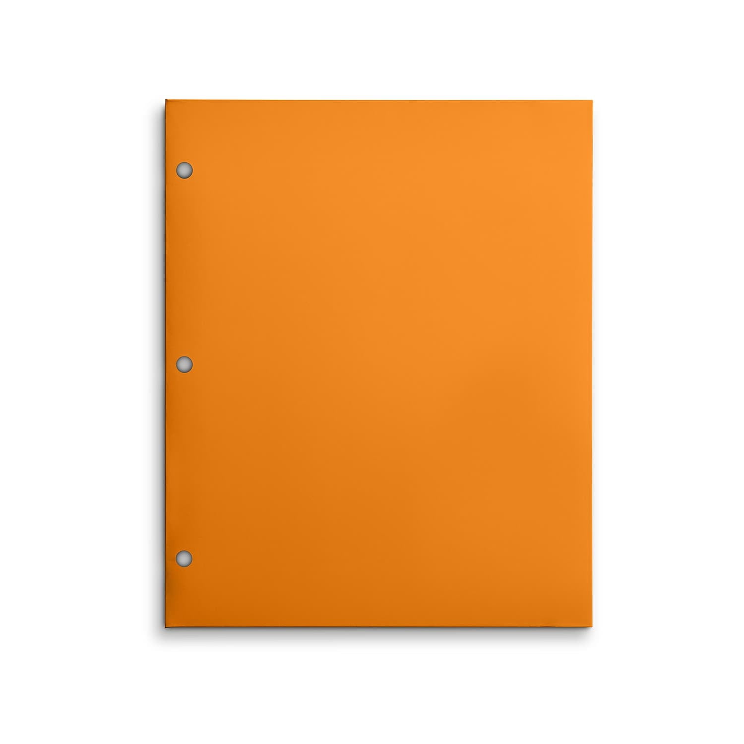 Staples 4-Pocket 3-Hole Punched Presentation Folder Orange 56210-CC ...