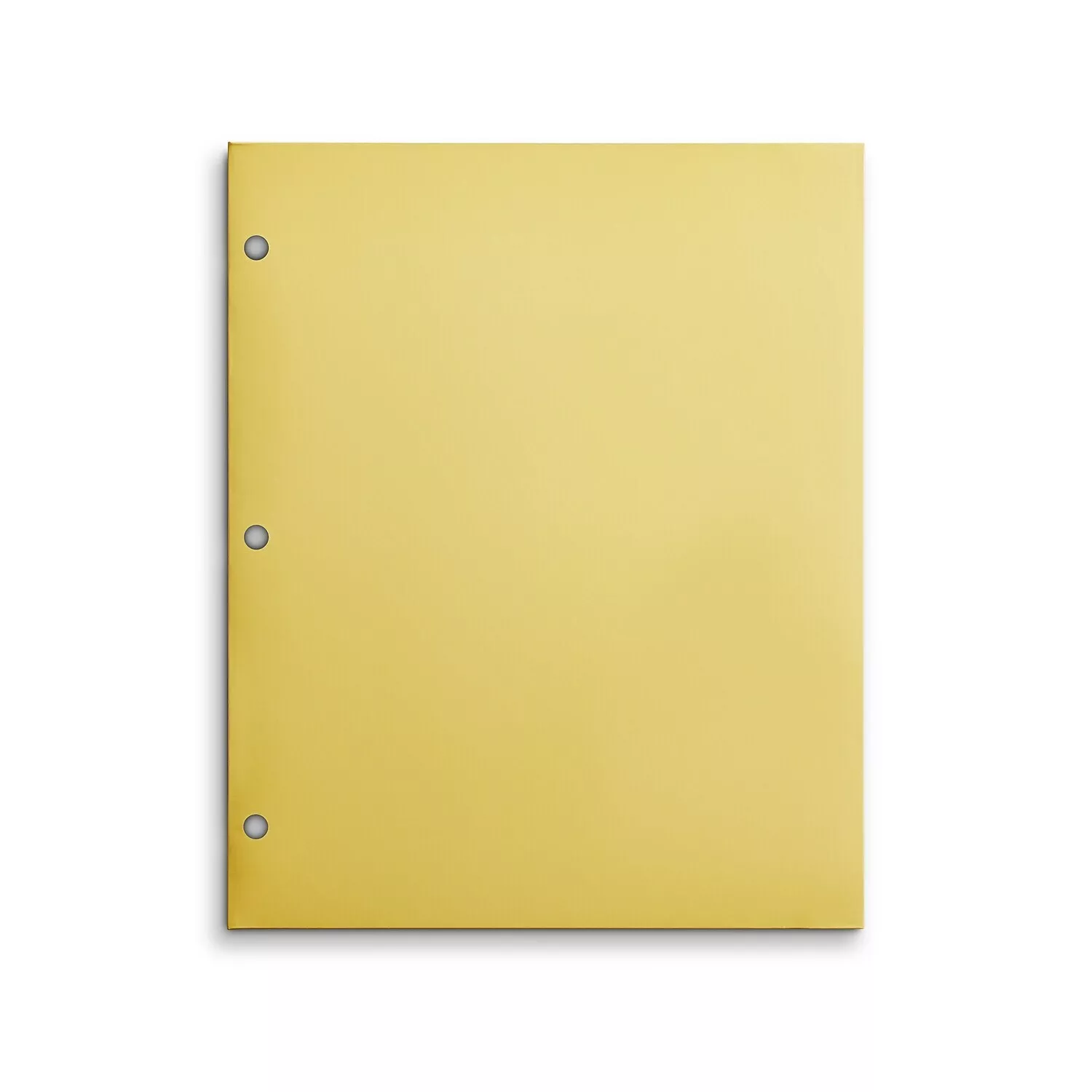 Staples 4-Pocket 3-Hole Punched Presentation Folder Yellow 56211-CC ...