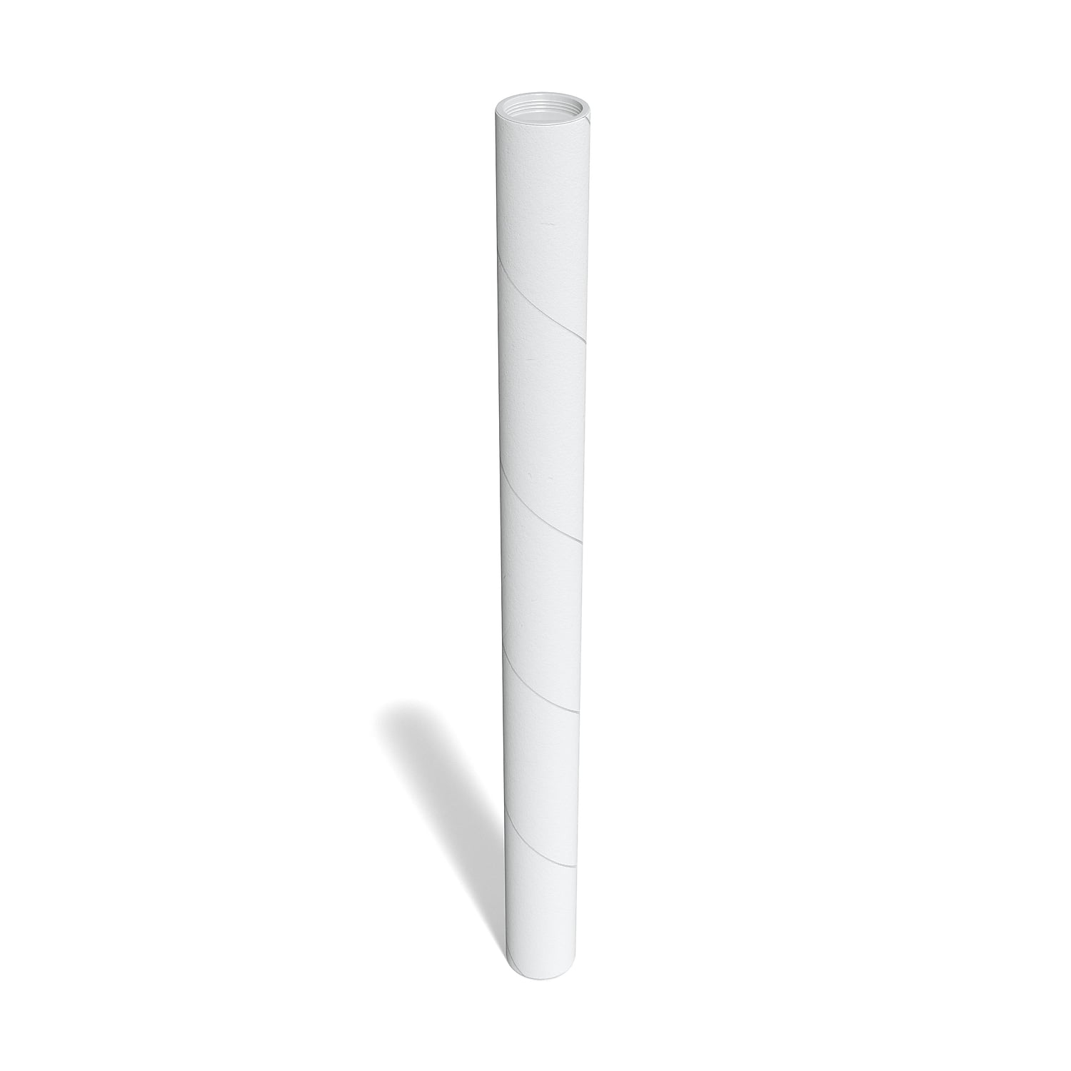 Staples 4" x 36" Snap Cap Mailing Tube White (ZSTAP40368W) H-3638 ...