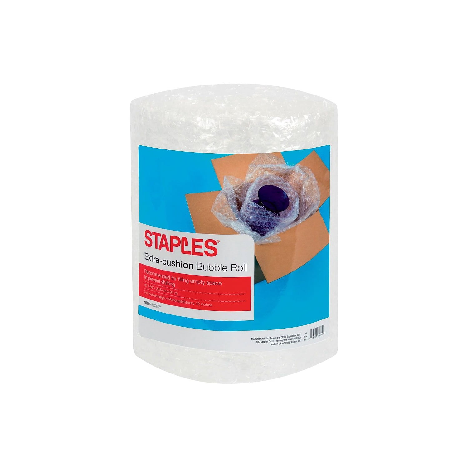 Staples 5/16" Bubble Roll 12"x30' Each (27176-US/CC) 4072832 - Walmart.com