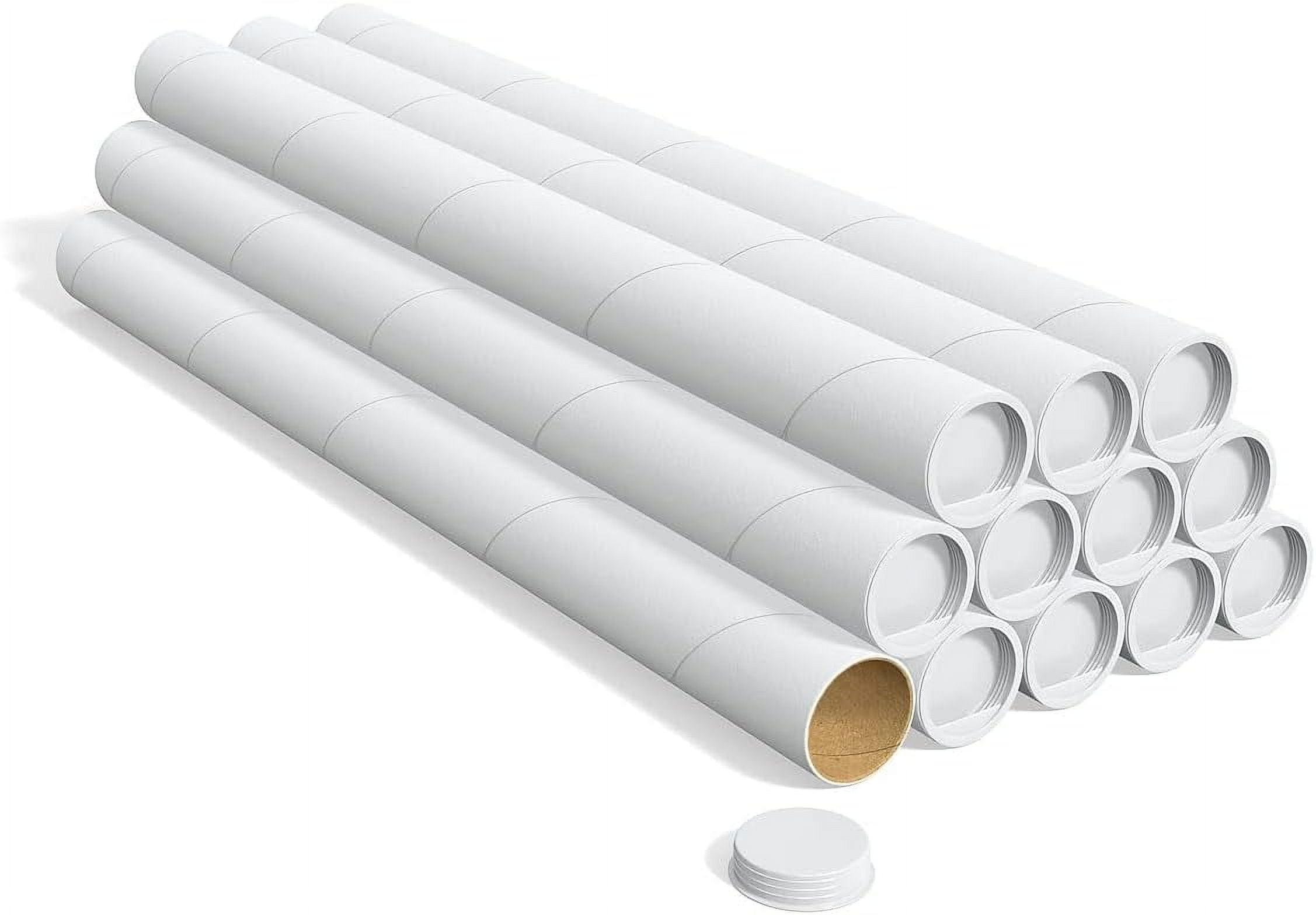 Staples 558448 3-Inch X 36-Inch White Mailing Tubes 12/Carton (11634 ...