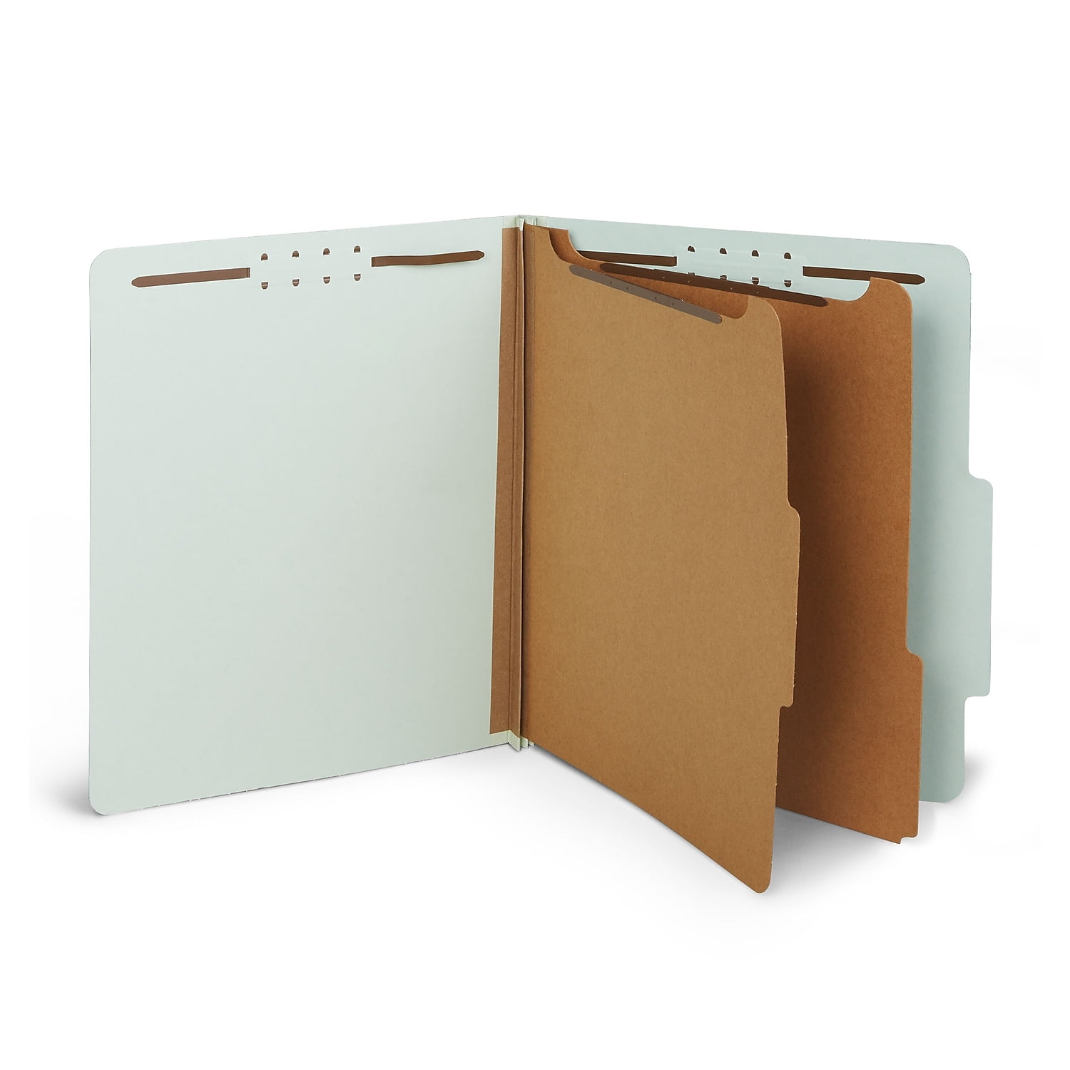 Staples 60% Recycled Pressboard Classification Folder 2-Dividers 2.5 ...
