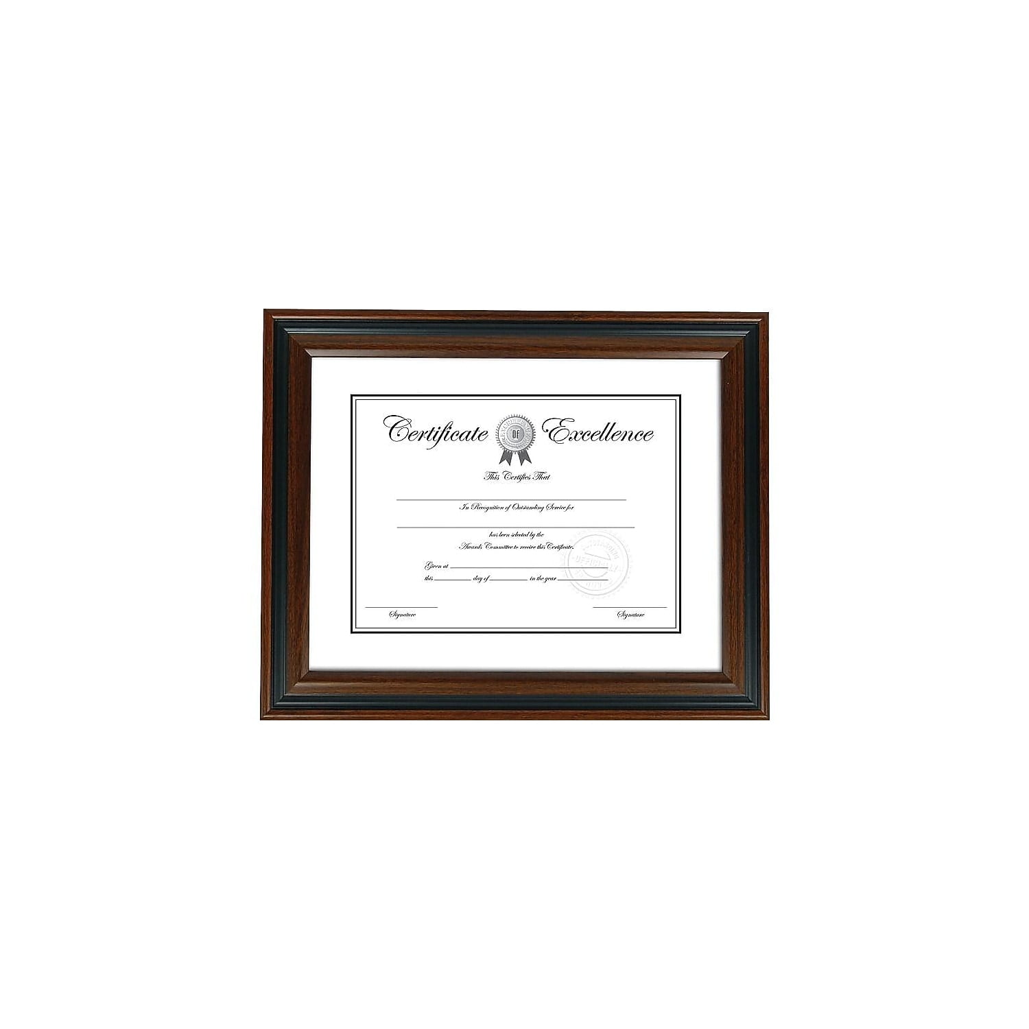 Staples 8.5" x 11" Plastic Certificate Frames 3/Pack ST20190-CCVS ...