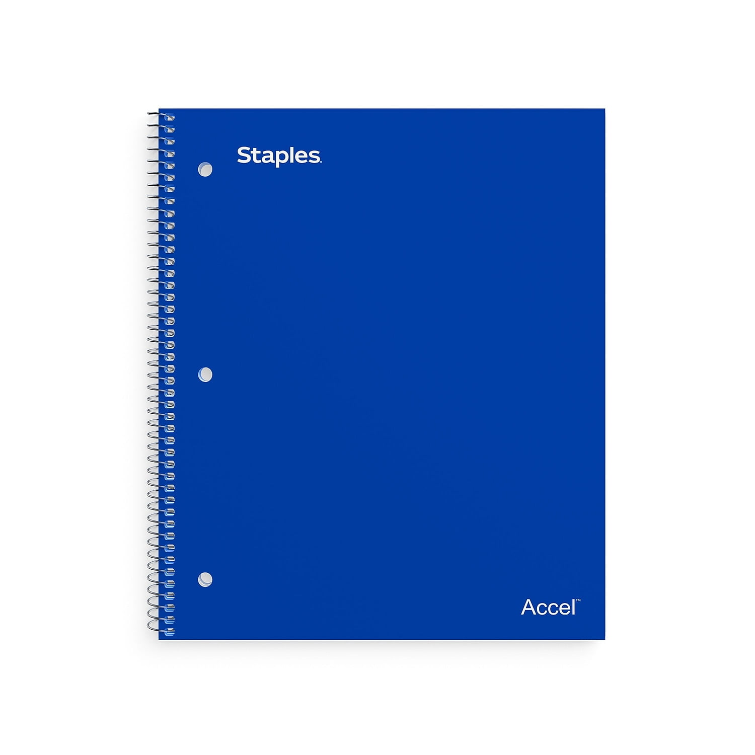 Staples Accel 3-Subject Notebook 8.5" x 11" College Ruled 150 Sheets ...
