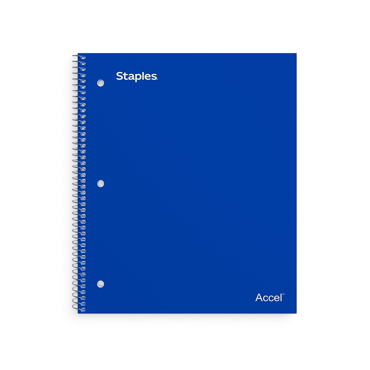 Staples Accel 3-Subject Notebook 8.5" x 11" College Ruled 150 Sheets ...
